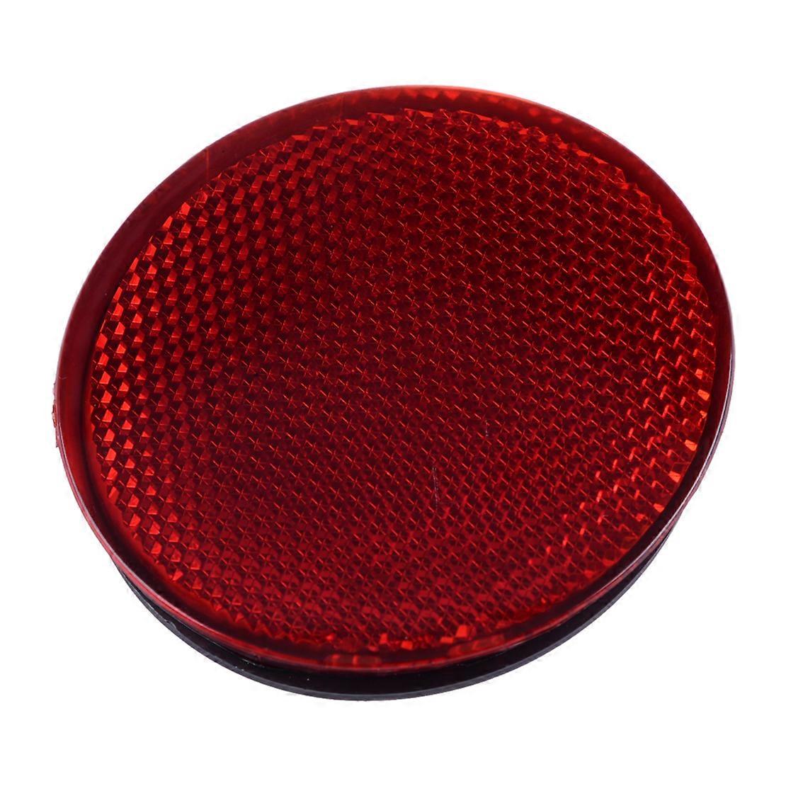 DWCX 2Pcs Car Left & Right Rear Bumper Round Reflectors Red Fit for ...