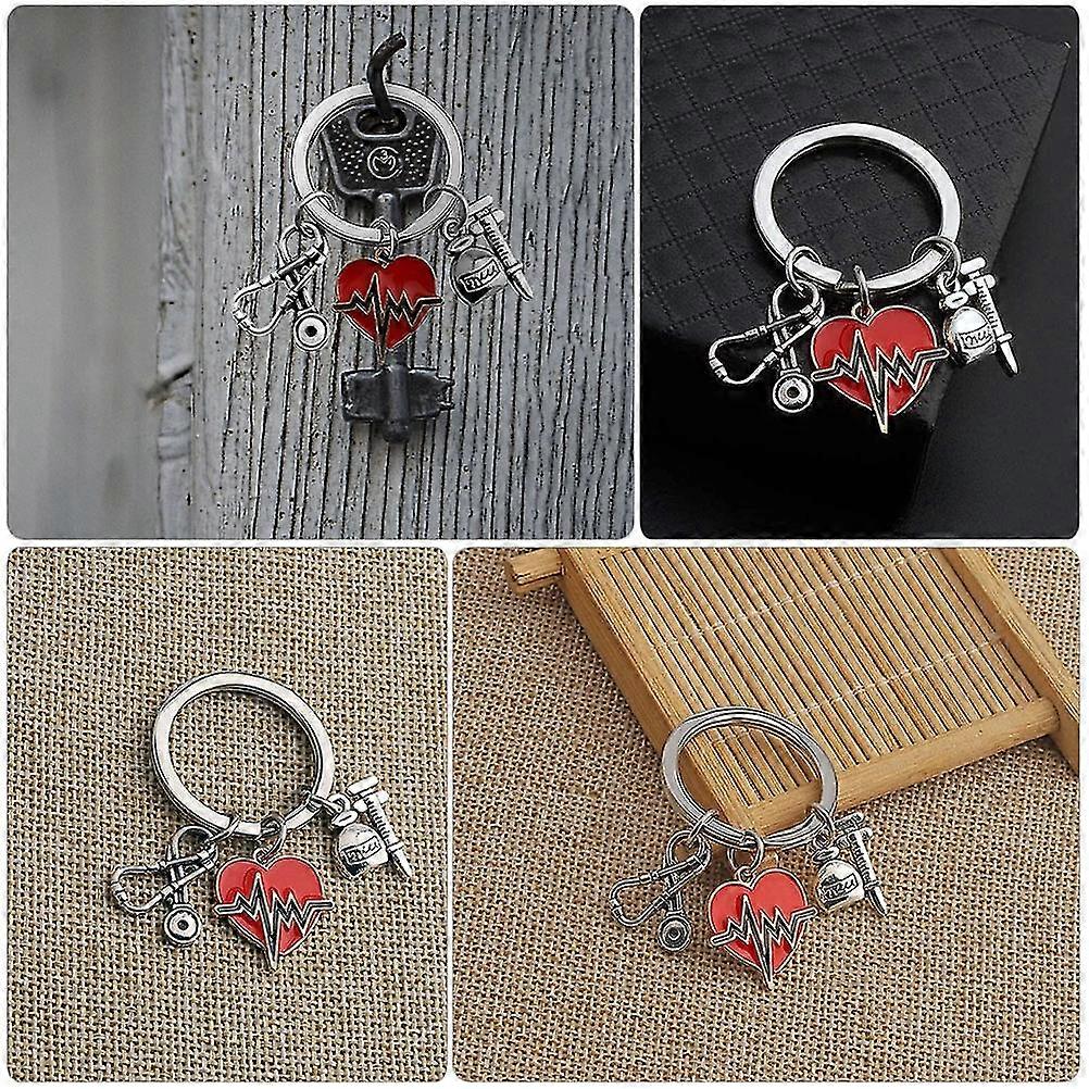 Nurse Nurse Inspiratal Keychain Beat Charm Nurses Keychain Nurse Nurse ...