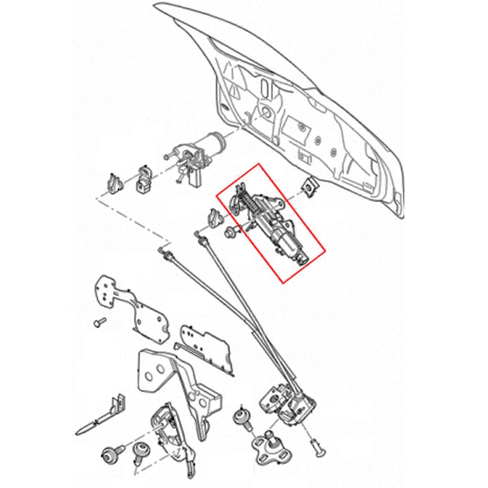 For Ford Fusion Fiesta mk5 2002 2003 2004 2005 2006 2007 2008 Tailgate ...