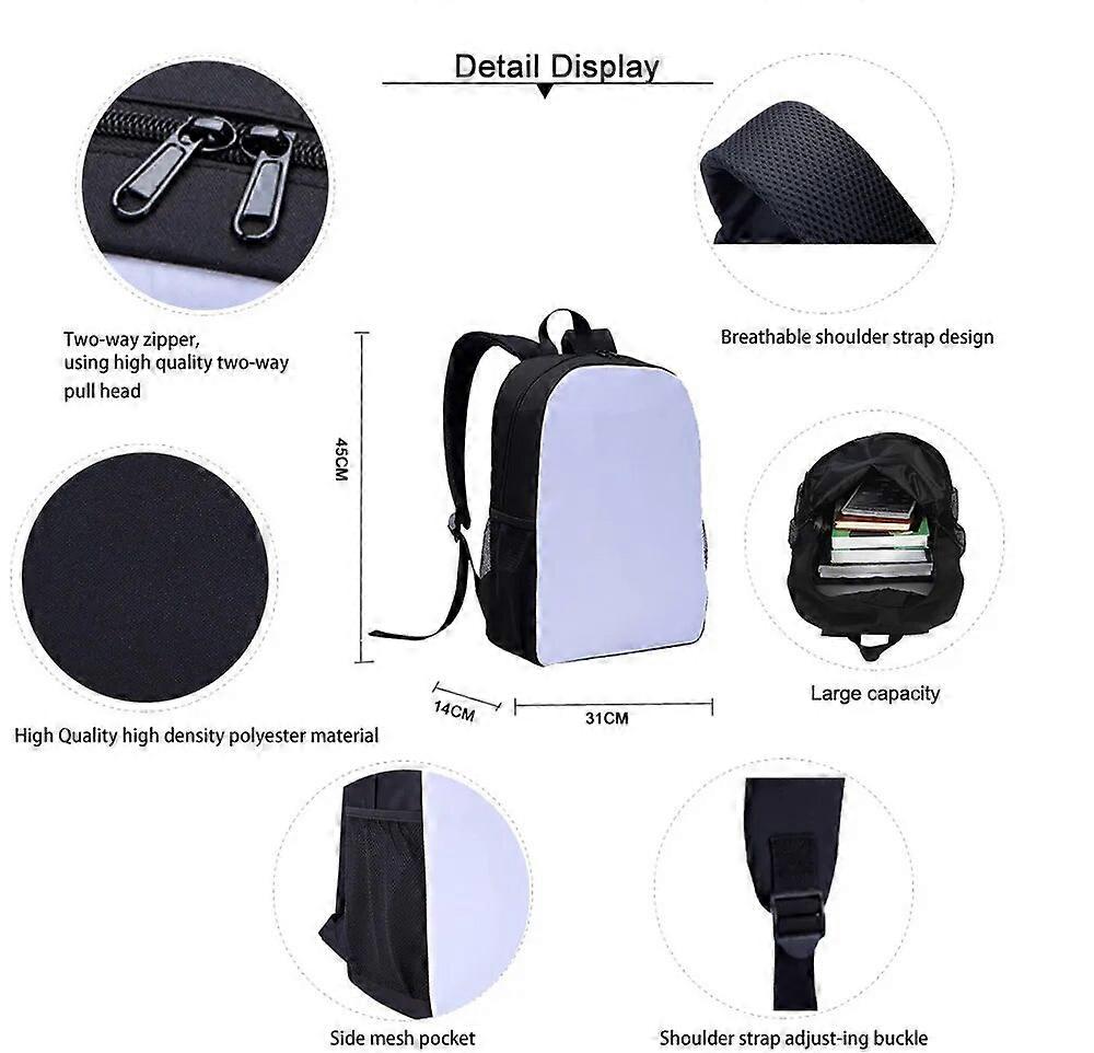 Border Collie Backpack Children's School Backpack Kids Cool 3D Print ...