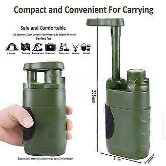 Water purifier outdoor single soldier field survival emergency direct ...