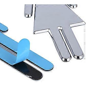 WC-skilte Mand Kvinde Toilet Mand Kvindelige tegn WC piktogram Dørplade ...