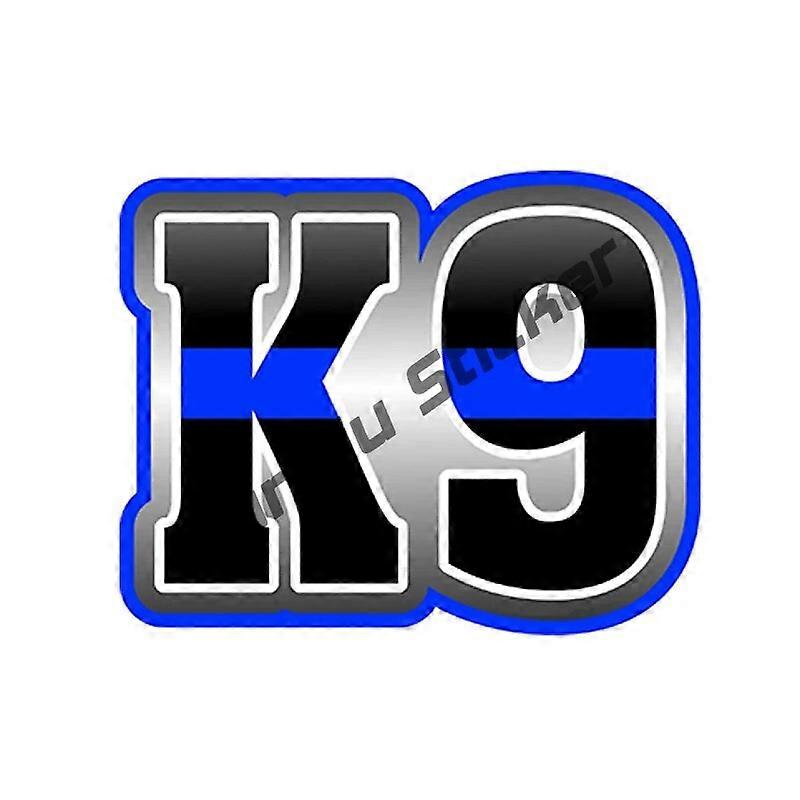 Blue Line Shield K9 Dog Sticker Shepherd Funny Car Sticker Vinyl Decal ...