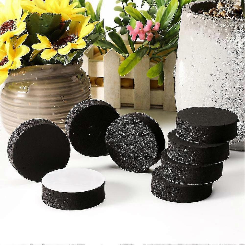 48pcs Plant Pot Feet Risers Natural Rubber Flower Pot Mat Invisible Pot ...