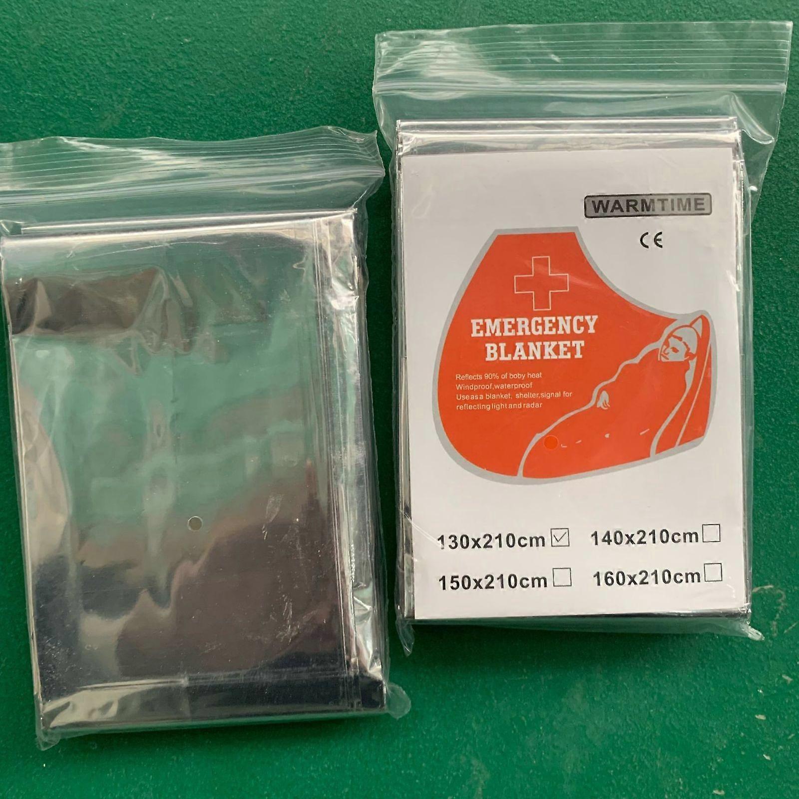 Emergency Mylar Thermal Blankets. Space Blanket Survival Insulating ...