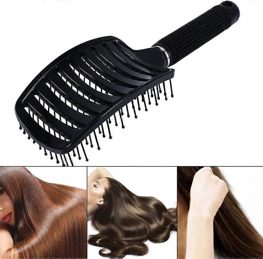 Curved Fluffy Big Curved Comb for Long Thick Natural Curly Hair 2 ...