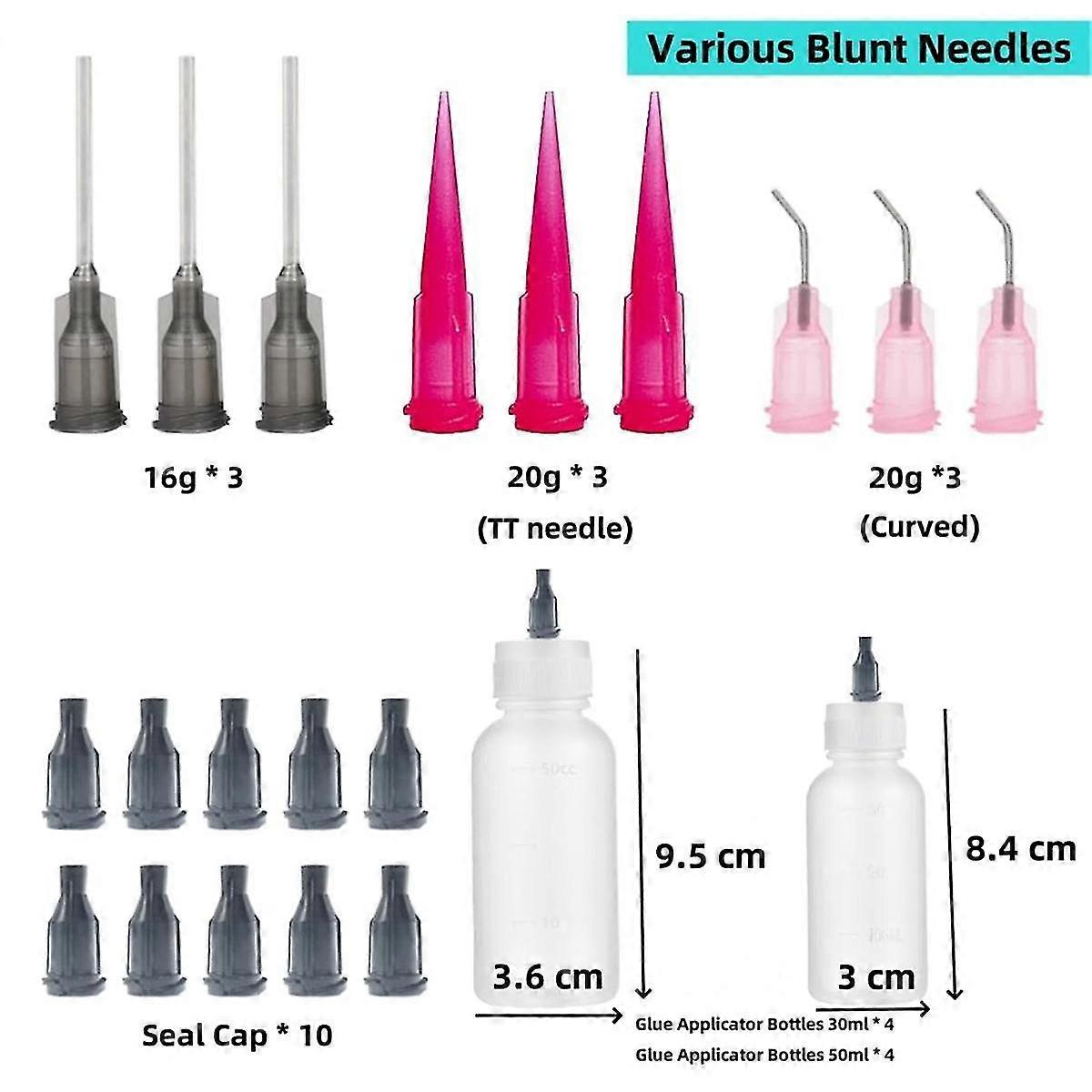 8pack Glue Squeeze Bottle, Precision Tip Applicator Bottle,needle Tip Squeeze Bottle,glue ...