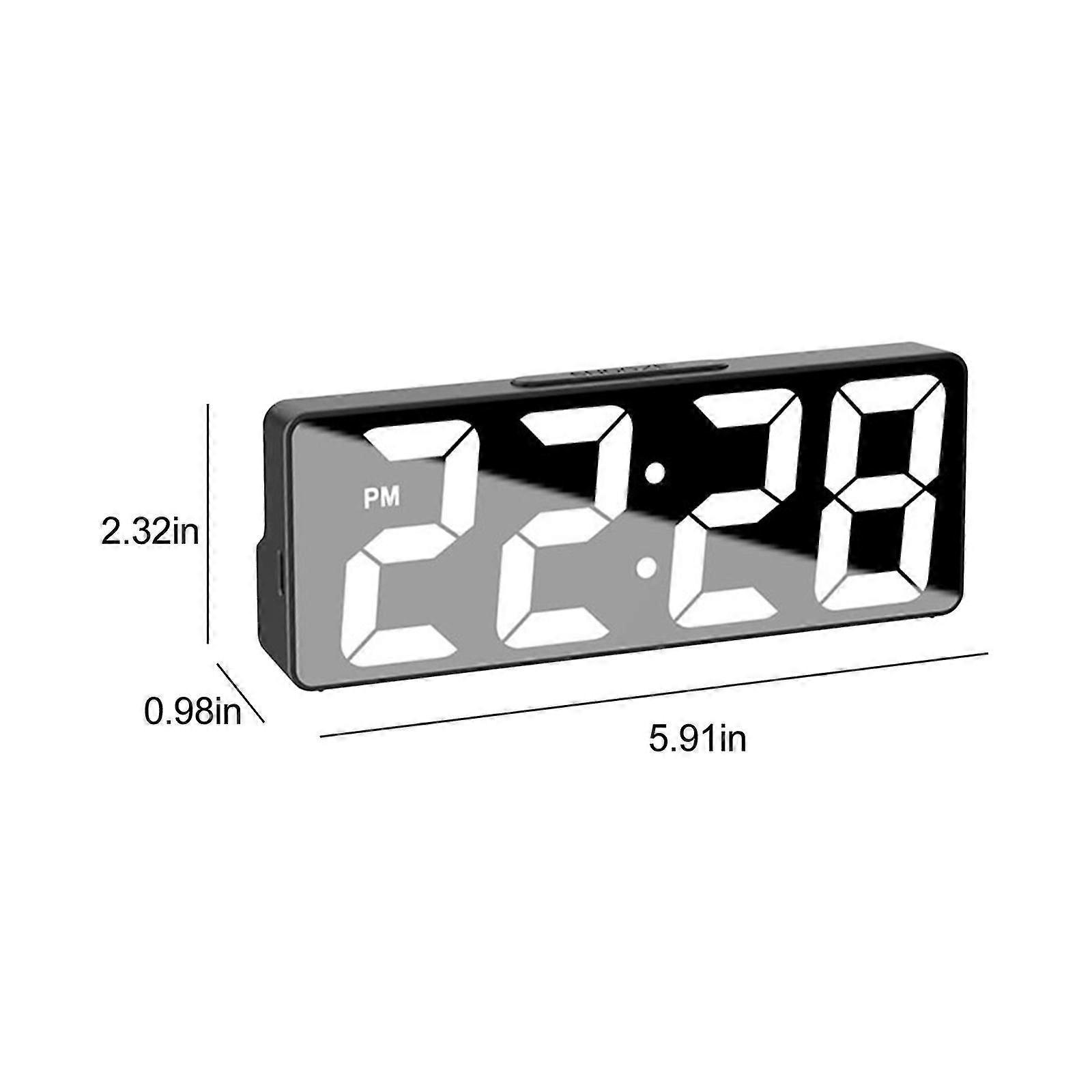 Digital Alarm Clock Simples LED Large Digital Display Fashion Multi-set ...
