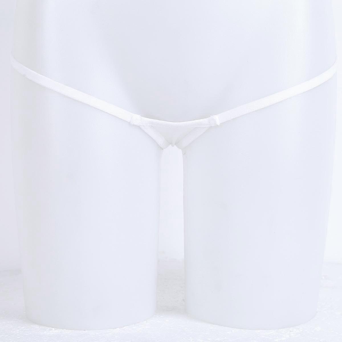 Women's Stretchy Low Rise Micro Mini G-String T-Back Thongs Bikini ...