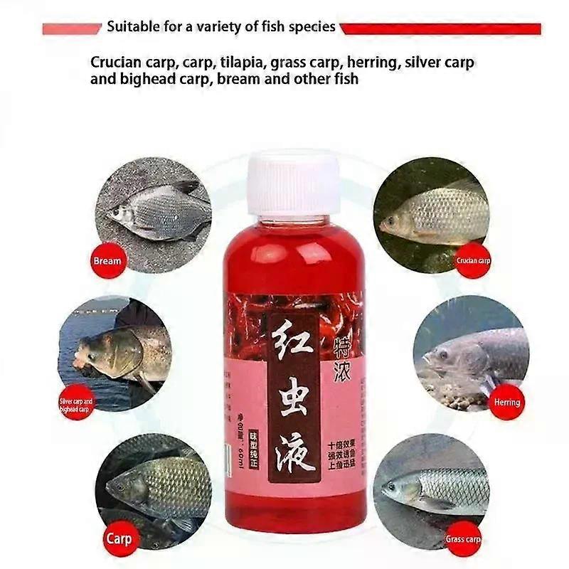 Fish Bait Liquid Bait Attractant Fishing High Concentration Red Worm ...
