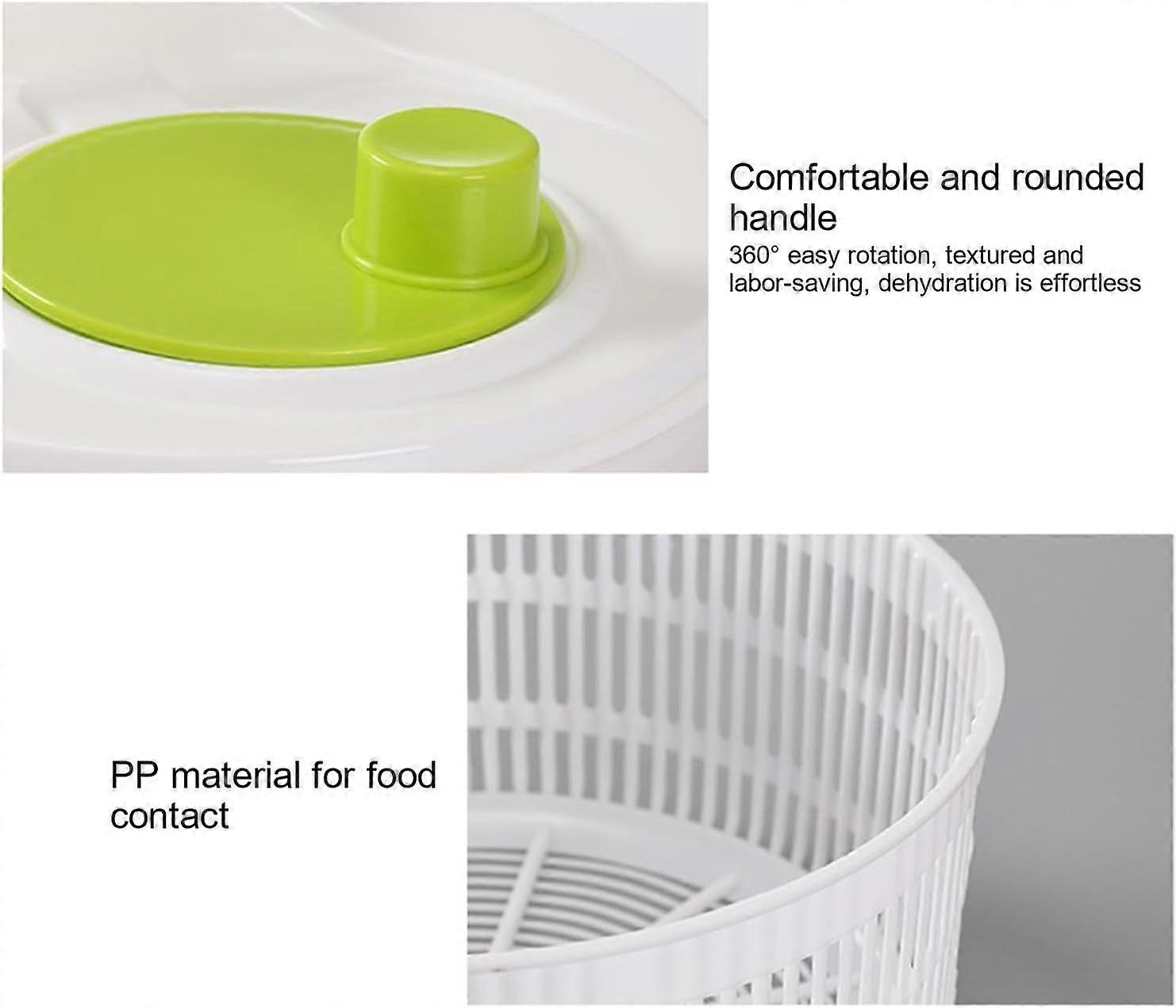 Small Lettuce Spinner - Salad Bowl Spinner, Salad Dryer for Washing ...
