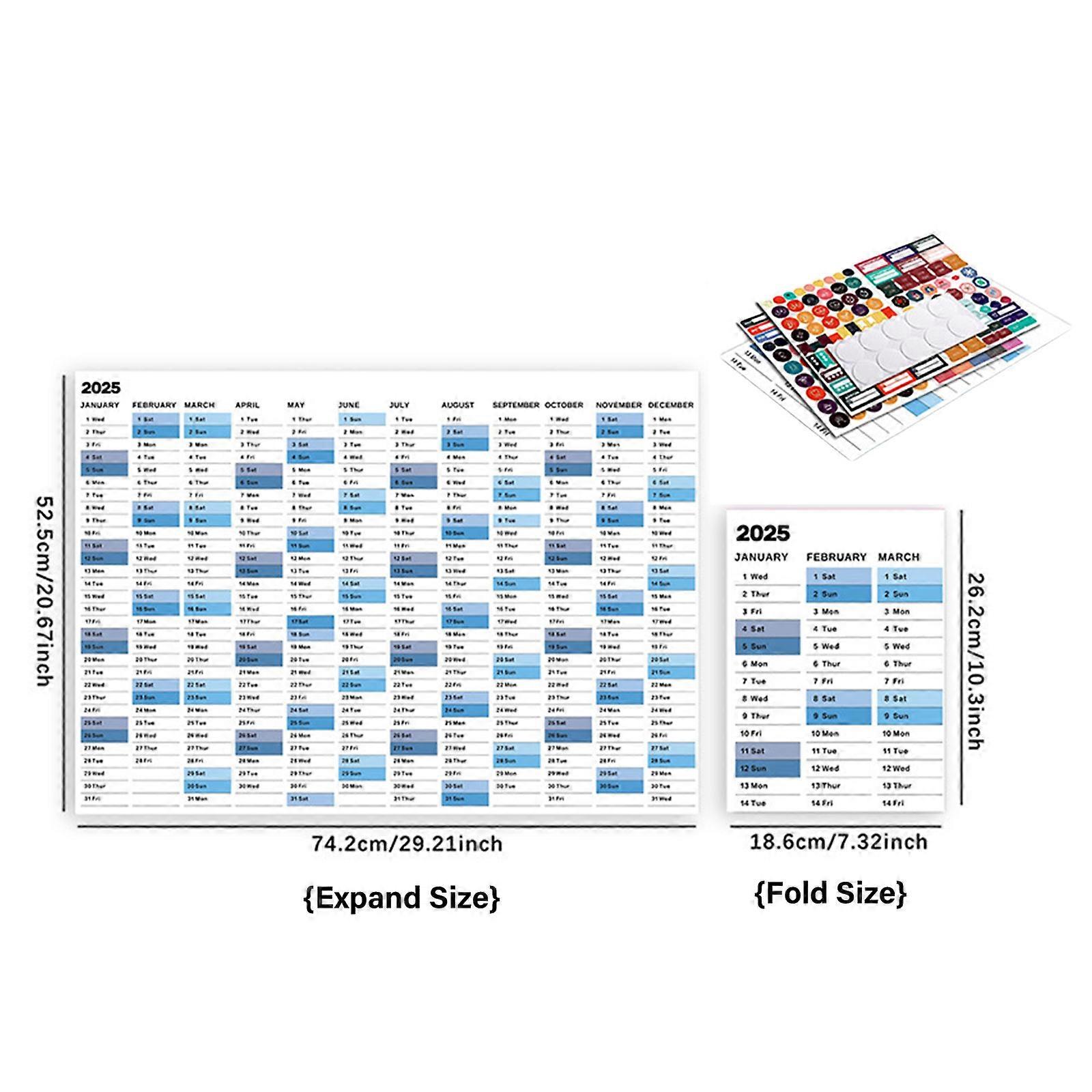 2025 Año completo para ver Calendario Organizadores de Casa Familiar ...