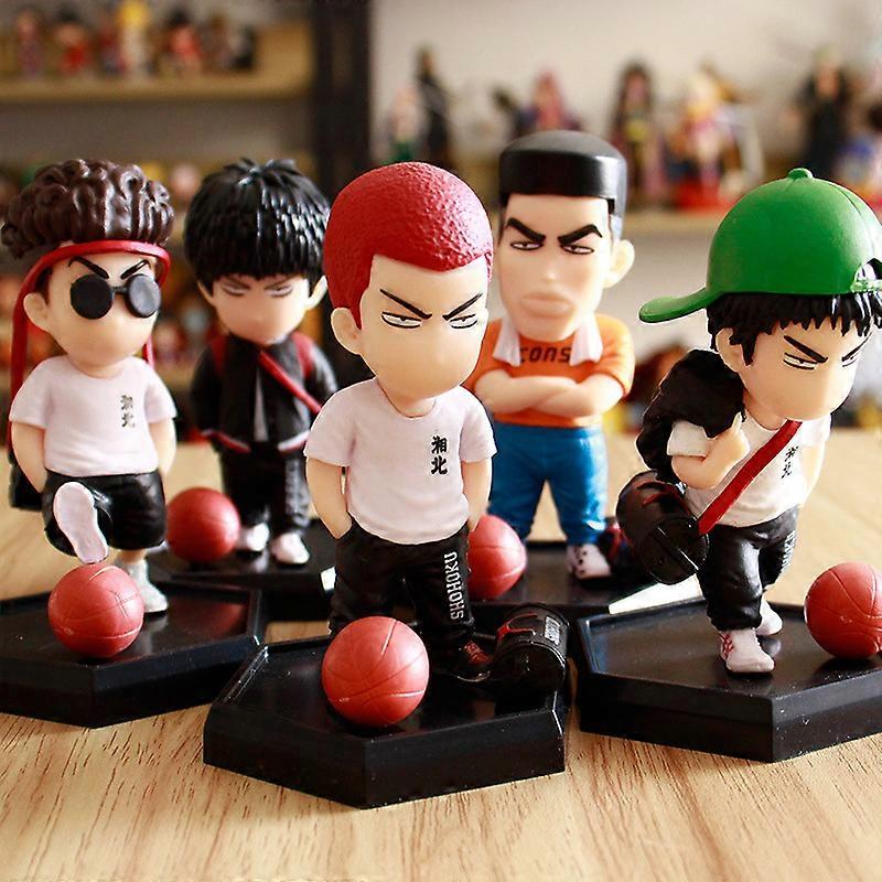 Travel-sized Slam Dunk anime figurines, chibi versions of Sakuragi ...