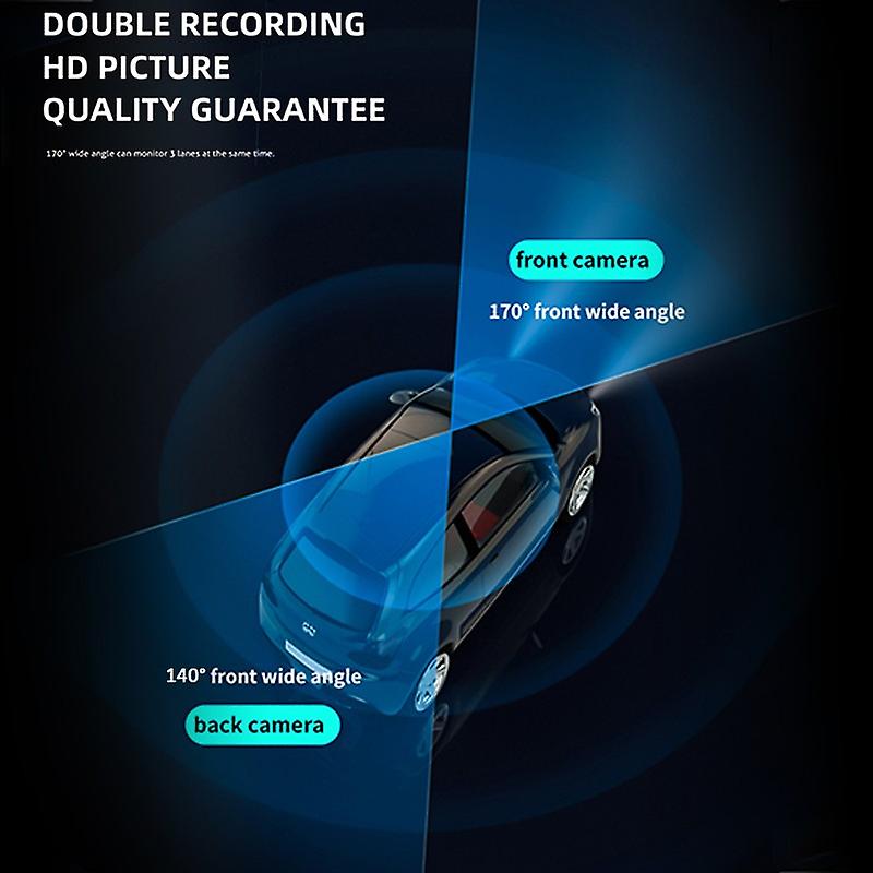 4.0 Inch HD Car DVR Camera Night Vision G-sensor Loop Recording Car ...