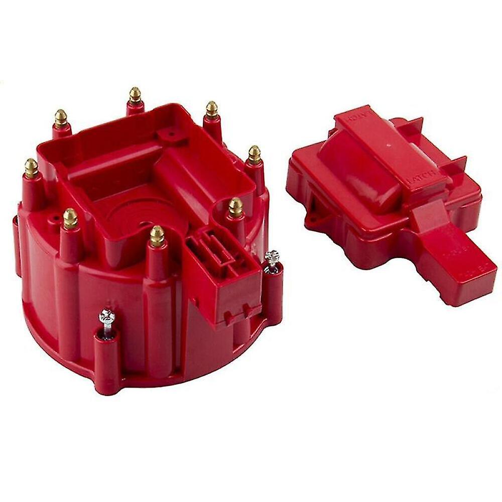 Red Male Hei Distributor Cap Coil And Rotor For Sbc Bbc 305 350 454 ...