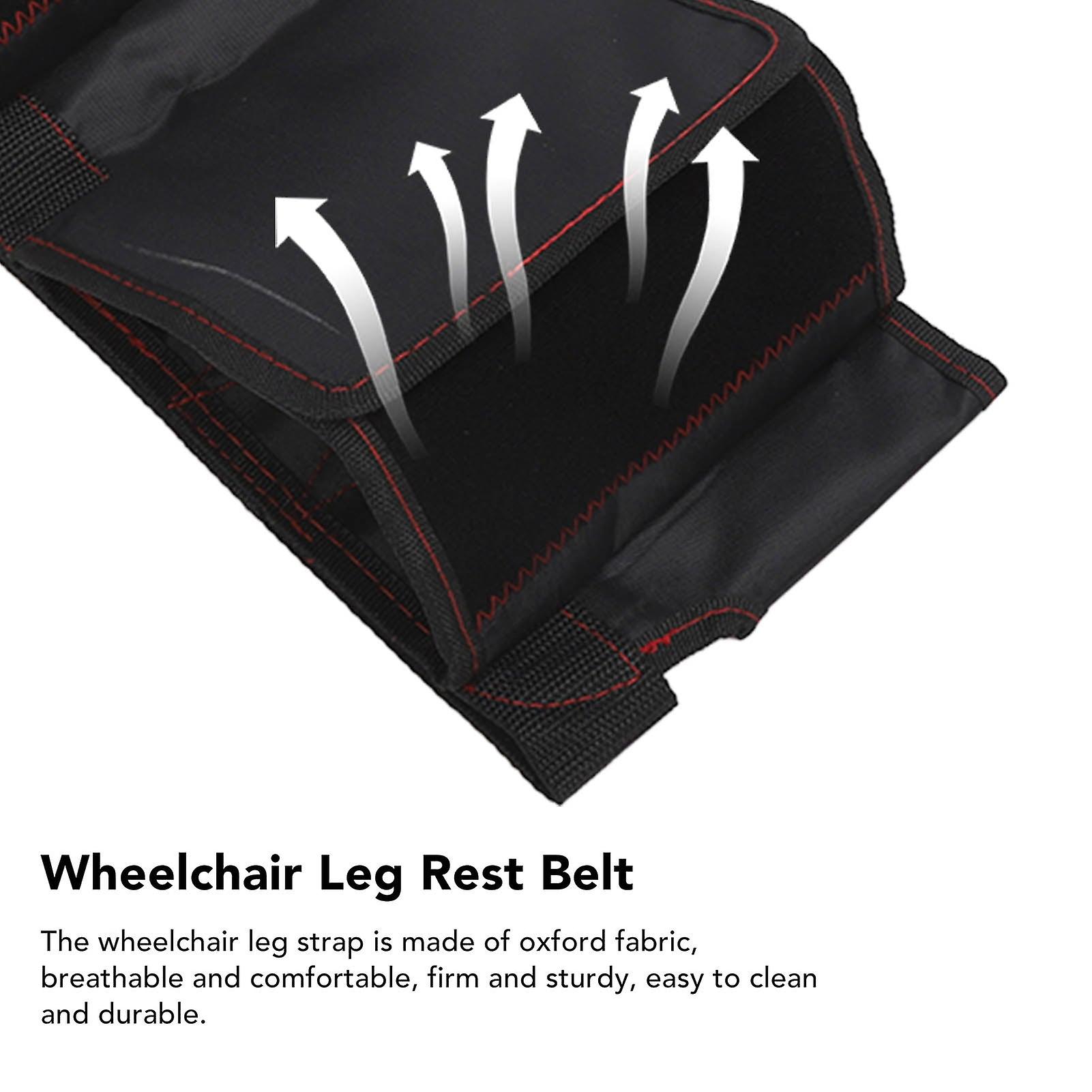 Therapy Wheelchair Leg Strap Black Wheelchair Foot Rest Restraint For ...