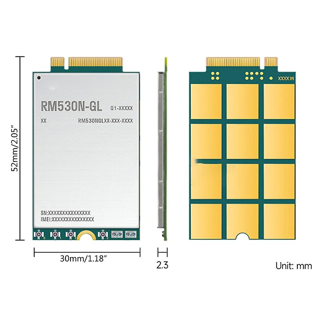 RM530N-GL IoT Module Supporting M.2 Module of 5G/4G/3G 5G LTEA Multi ...
