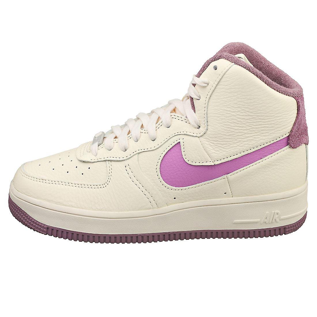 Nike Af1 Sculpt Womens Fashion Trainers in Ivory Fuchsia | Fruugo UK
