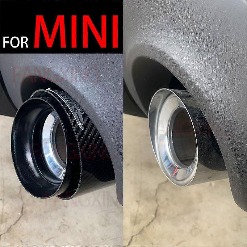1 Piece High Quality Carbon Fiber 95mm Exhaust Tips for 2021-Mini ...