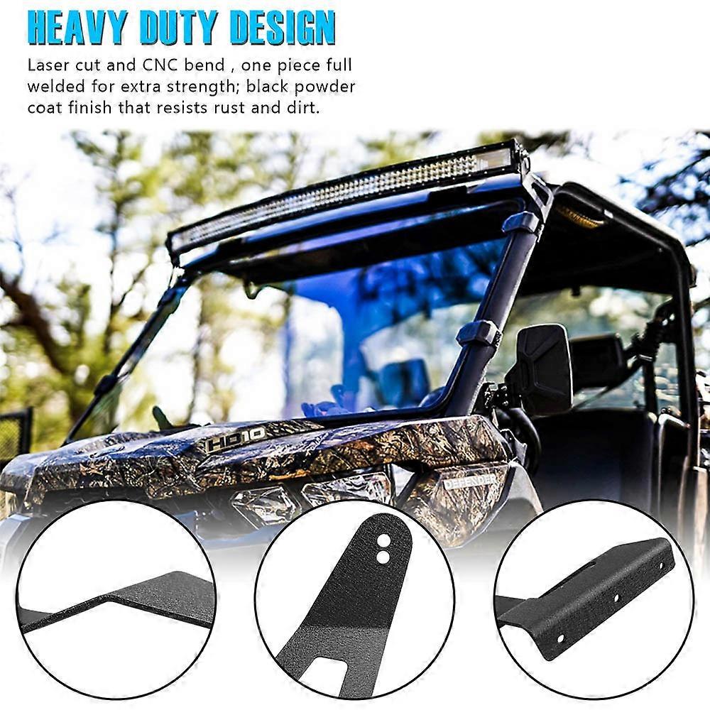 52 Curved Lights Mount Bracket Off-road Roof Windshield Led Bar Lights ...