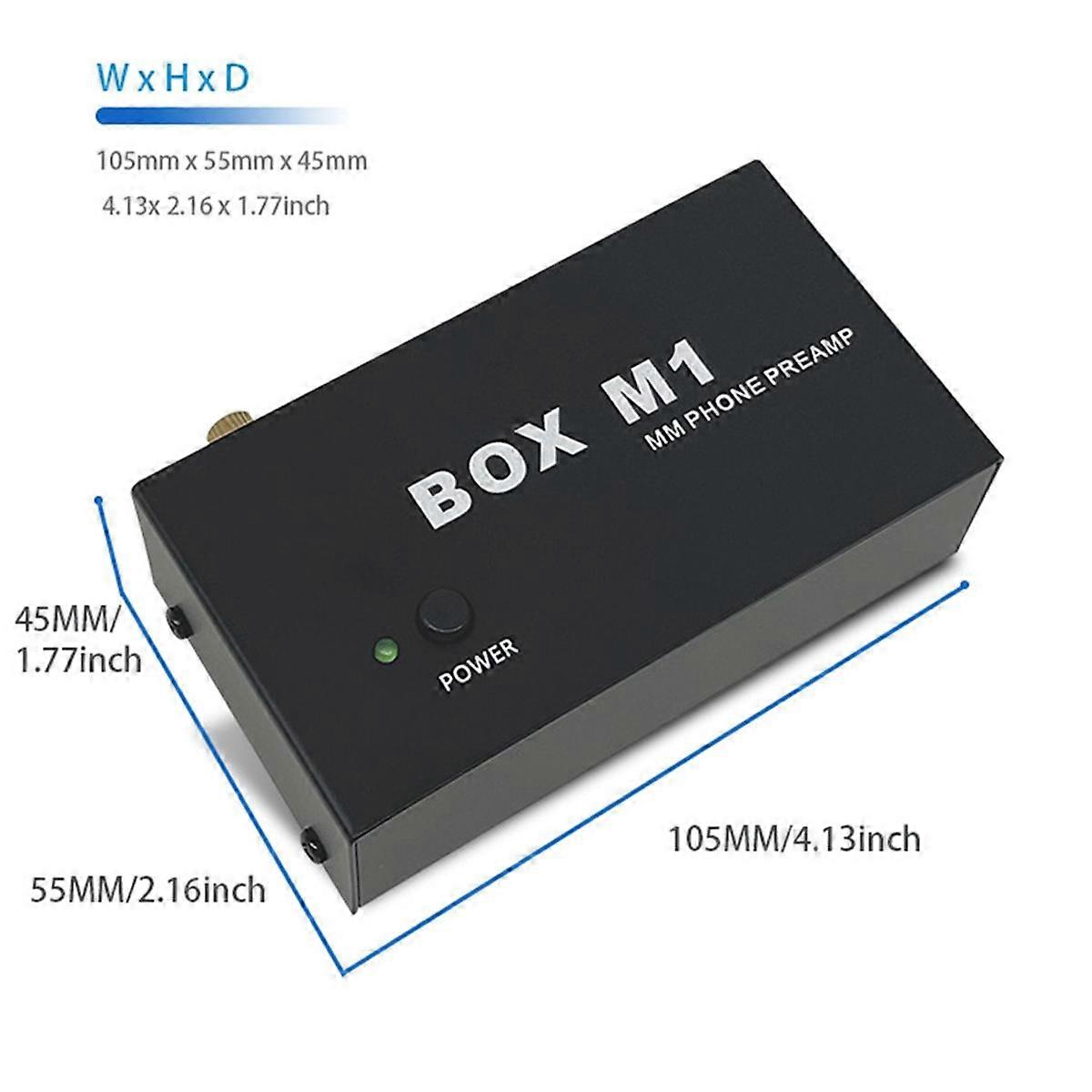 Box M1 mm Phono Preamp for Turntable Phonograph Preamplifier Mini ...
