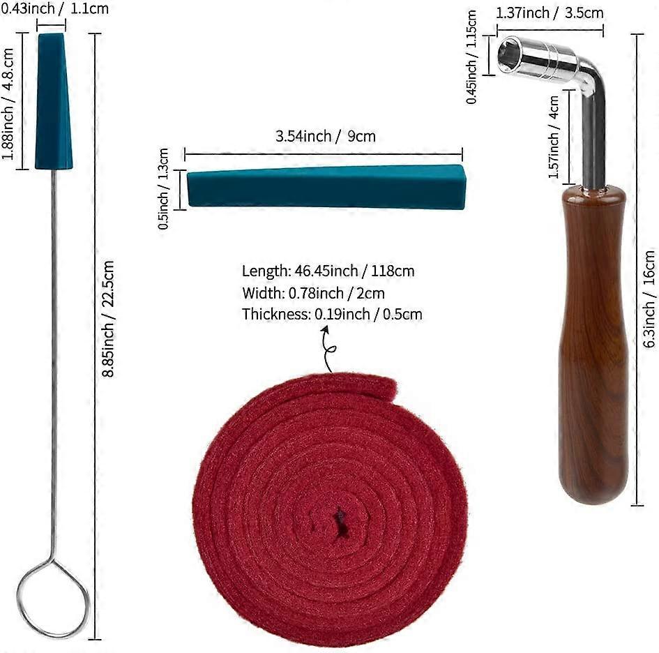 Piano Tuning Kit, Professional Piano Tuner Kit Including Tuning Wrench ...