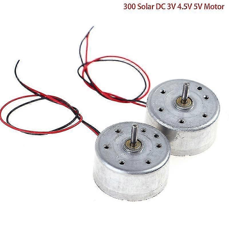 Micro Motor 300 Solar Dc 3v 4.5v 5v Motor For Cd Player Diy Toy 2mm ...