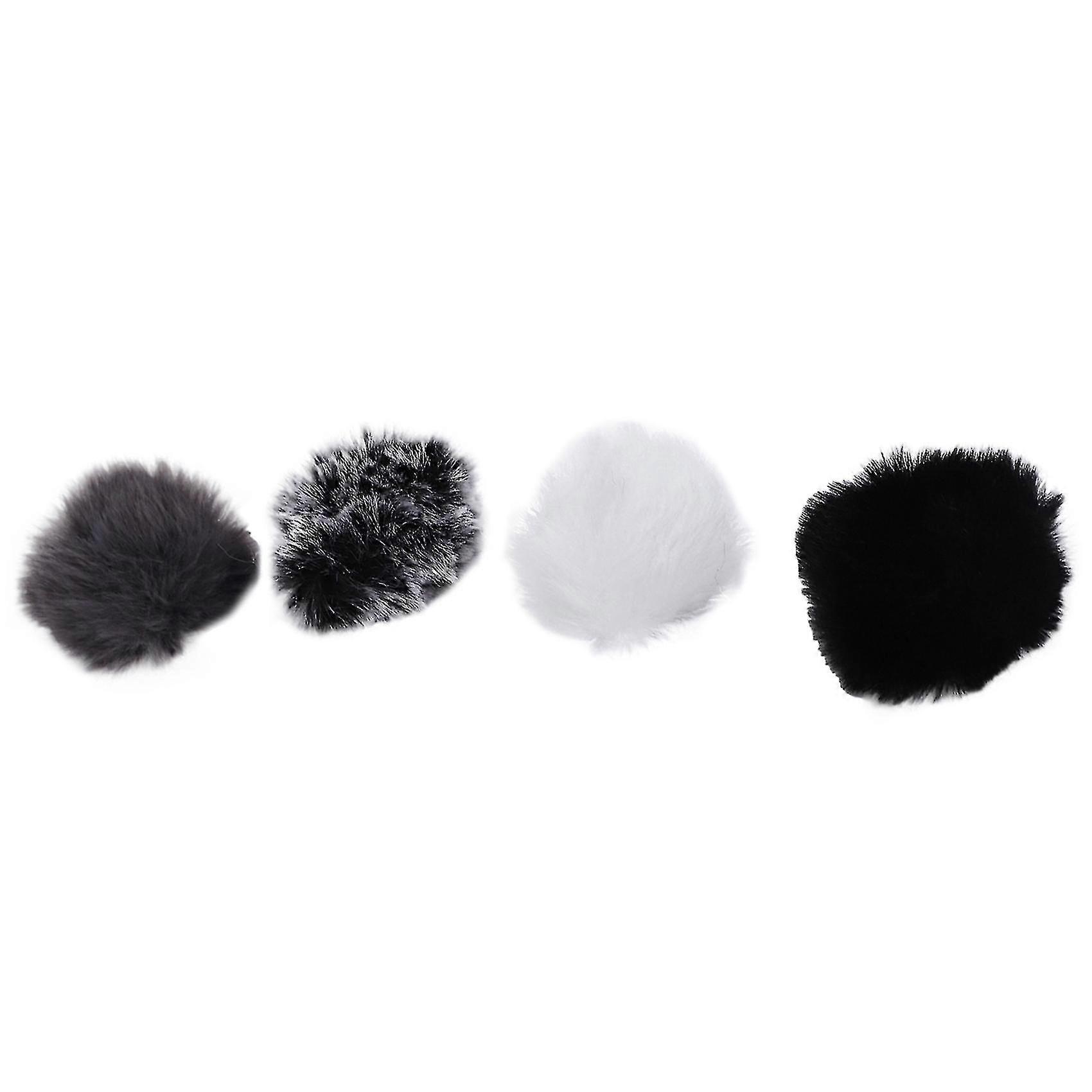 Universal Lavalier Microphone Windscreen - 8pcs Furry Fur Windshield ...