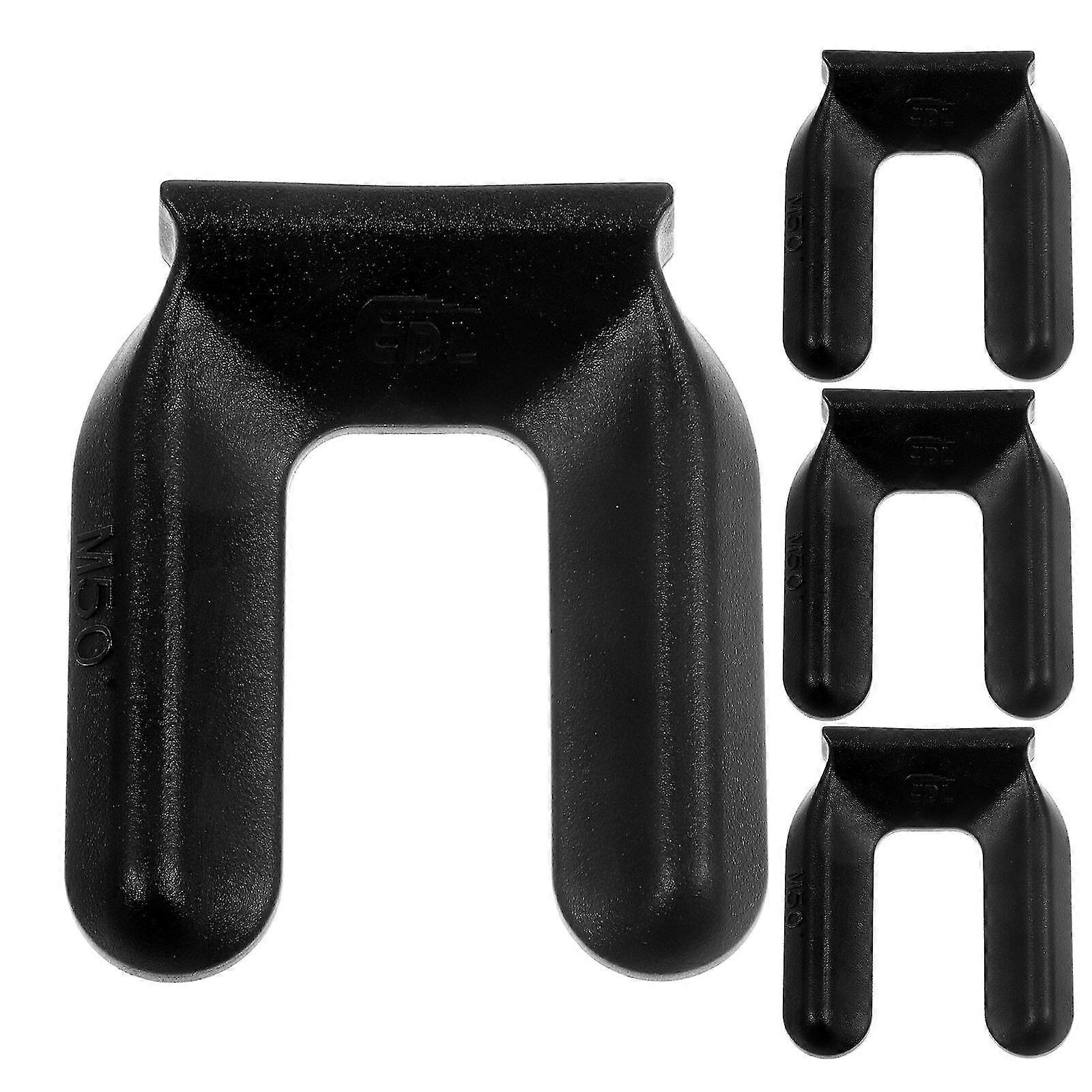 4pcs Clamping Slot Wheel Fixator Chair Caster Stoppers Plastic ...