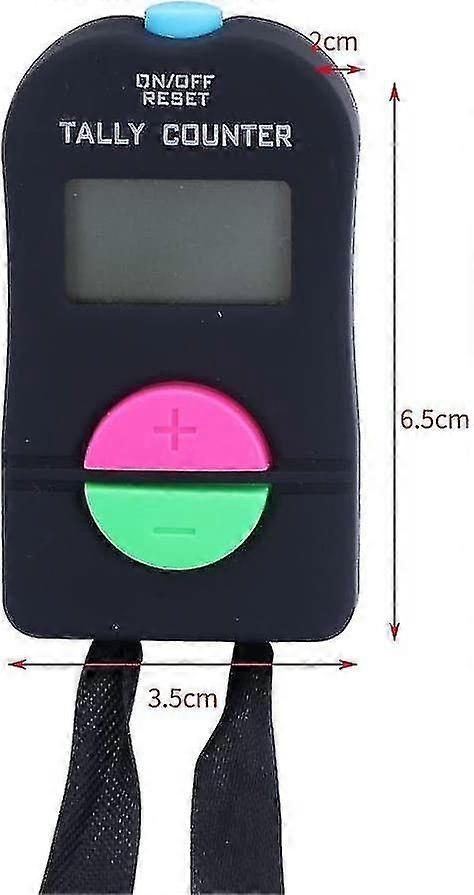 2pcs Small Digital Counter, Electronic Add/subtract Manual Clicker ...