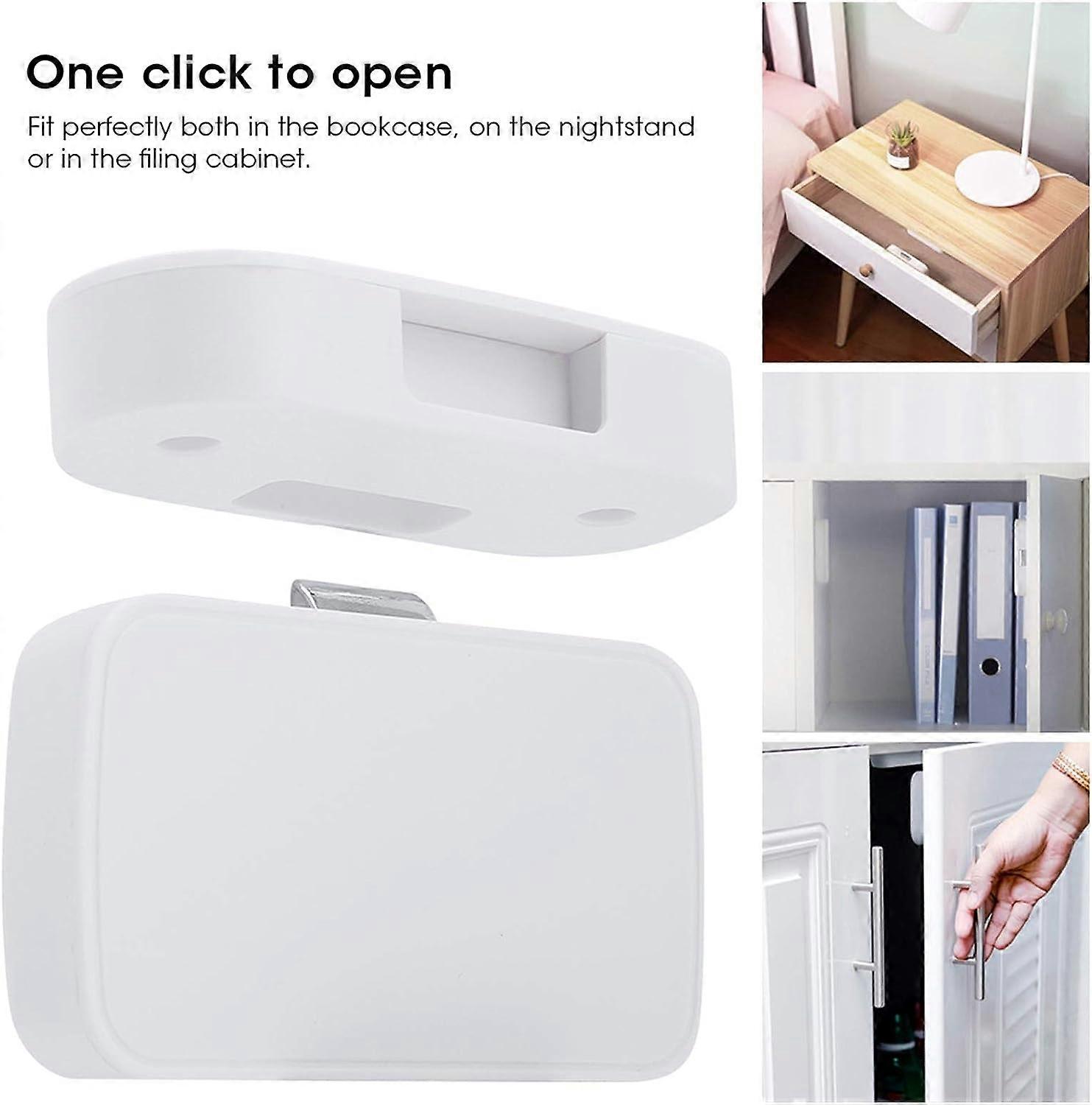 Bluetooth Smart Cabinet Lock - Invisible Keyless Lock APP Remote Unlock ...