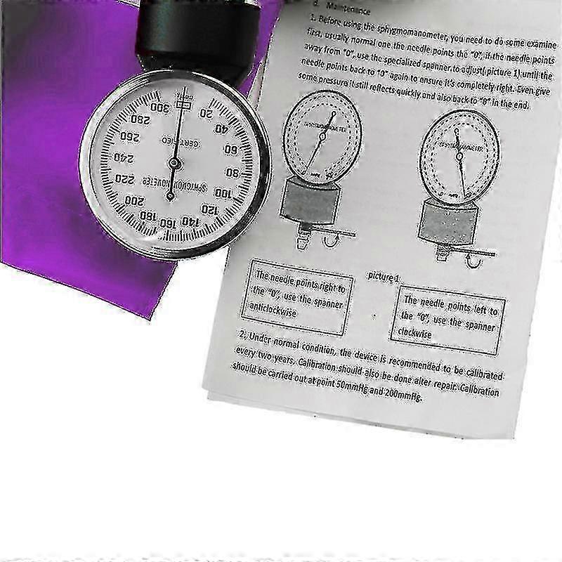 Manual Blood Pressure Monitor Bp Cuff Manometer Upper Arm Medical ...