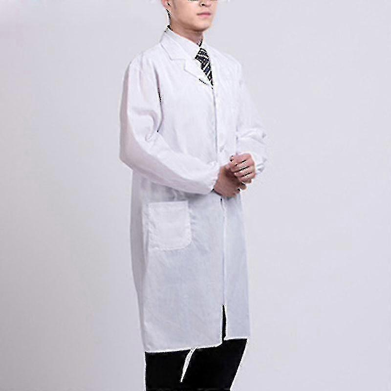 White Lab Coat Doctor Hospital Scientist School Fancy Dress Costume For ...
