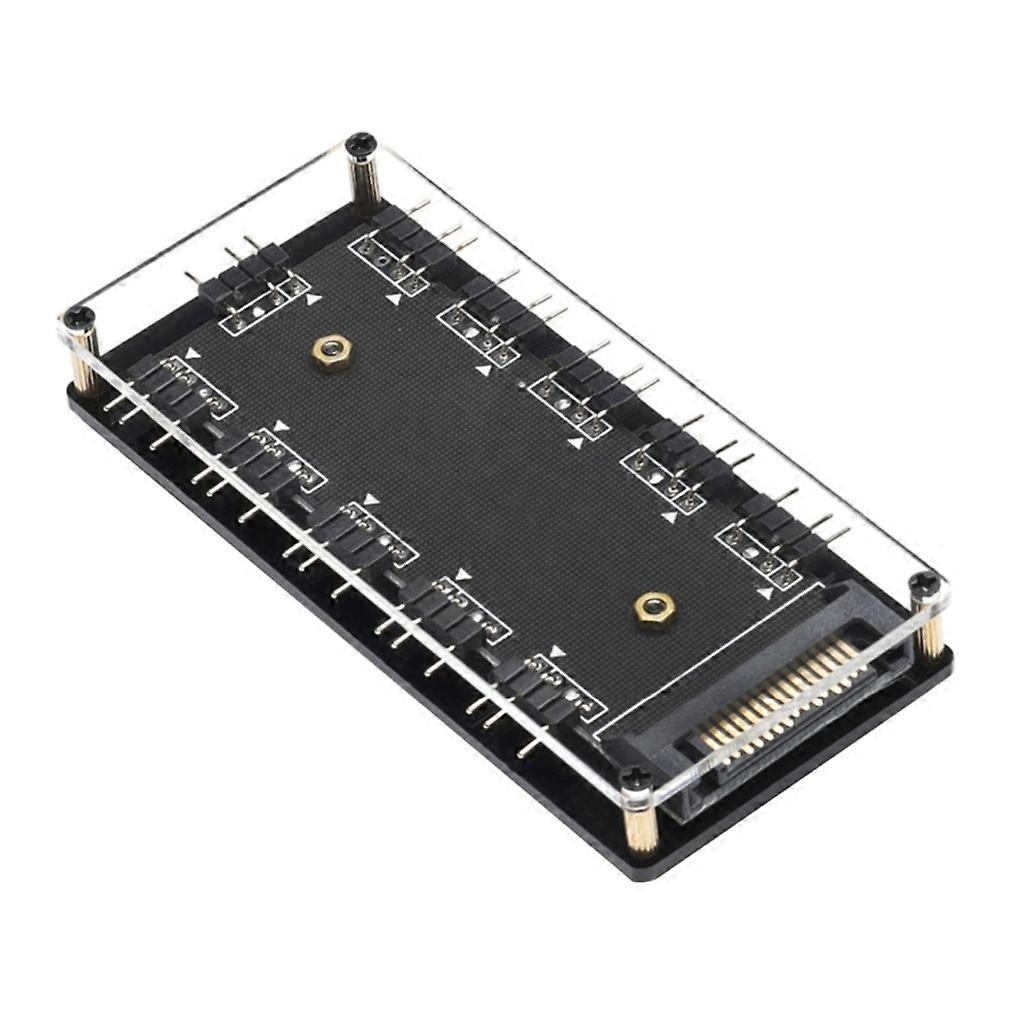 Universal Standard 5V 3-pin ARGB Port RGB Fan Hub ARGB Cable Splitter Hub | Fruugo UK