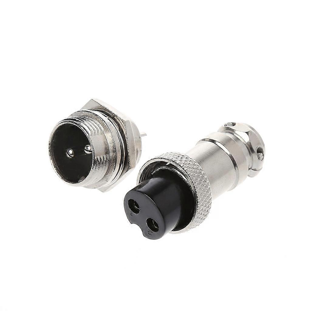 Aviation Plug Male & Female Wire Panel Metal Connector 16mm 2/3/4/5/6/8 ...
