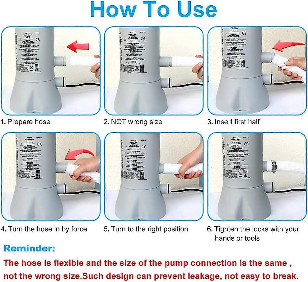 Swimming Pool Hose Replacement Hose for Above Ground Pools Accessory ...