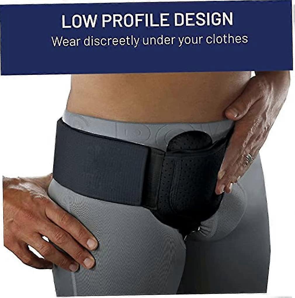 2pcs Hernia Truss, Post Surgery Men's Inguinal Hernia Support Truss For ...