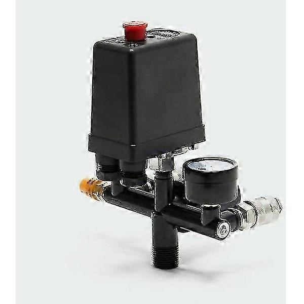 Pressure regulator with pressure monitor for compressor Pressure monitor with 2 displays ...