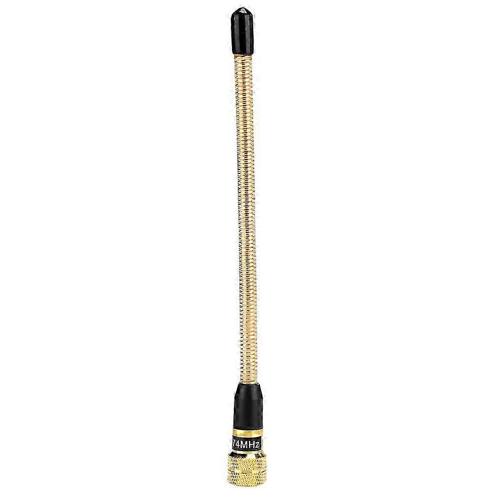 Golden SMA Male Flexible Spring Antenna VHF for Yaesu VX-3R, VX-800, FT-250R, VX-8R, VX-150, FT ...
