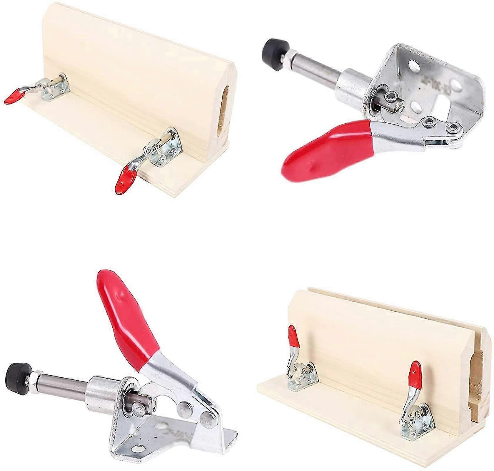 4pcs Horizontal Clamp - Push-Pull Action Hand Tool - Quick Release ...