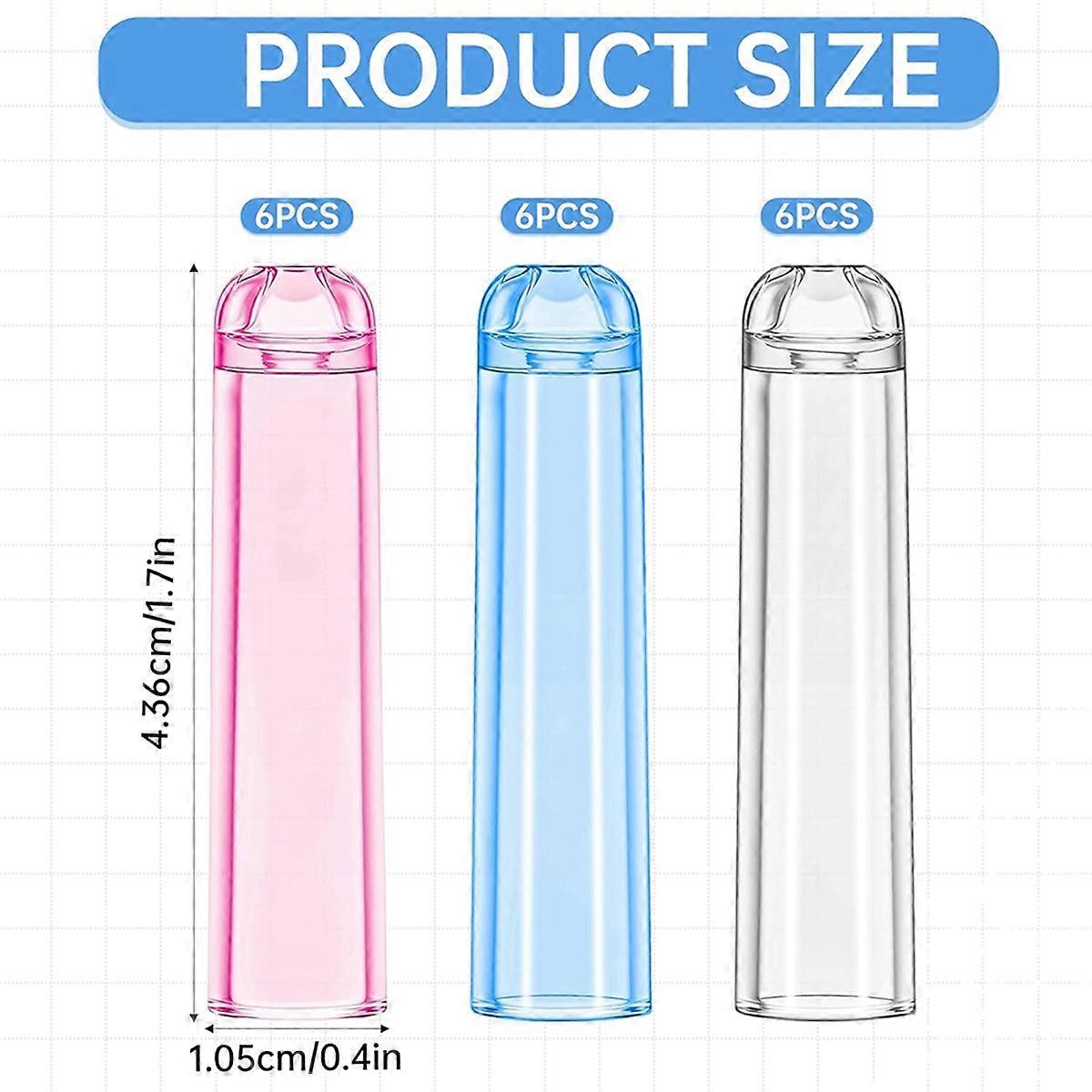 18 Pcs Pencil Tip Protector Cover, Plastic Pencil Caps,Colorful Pencil ...