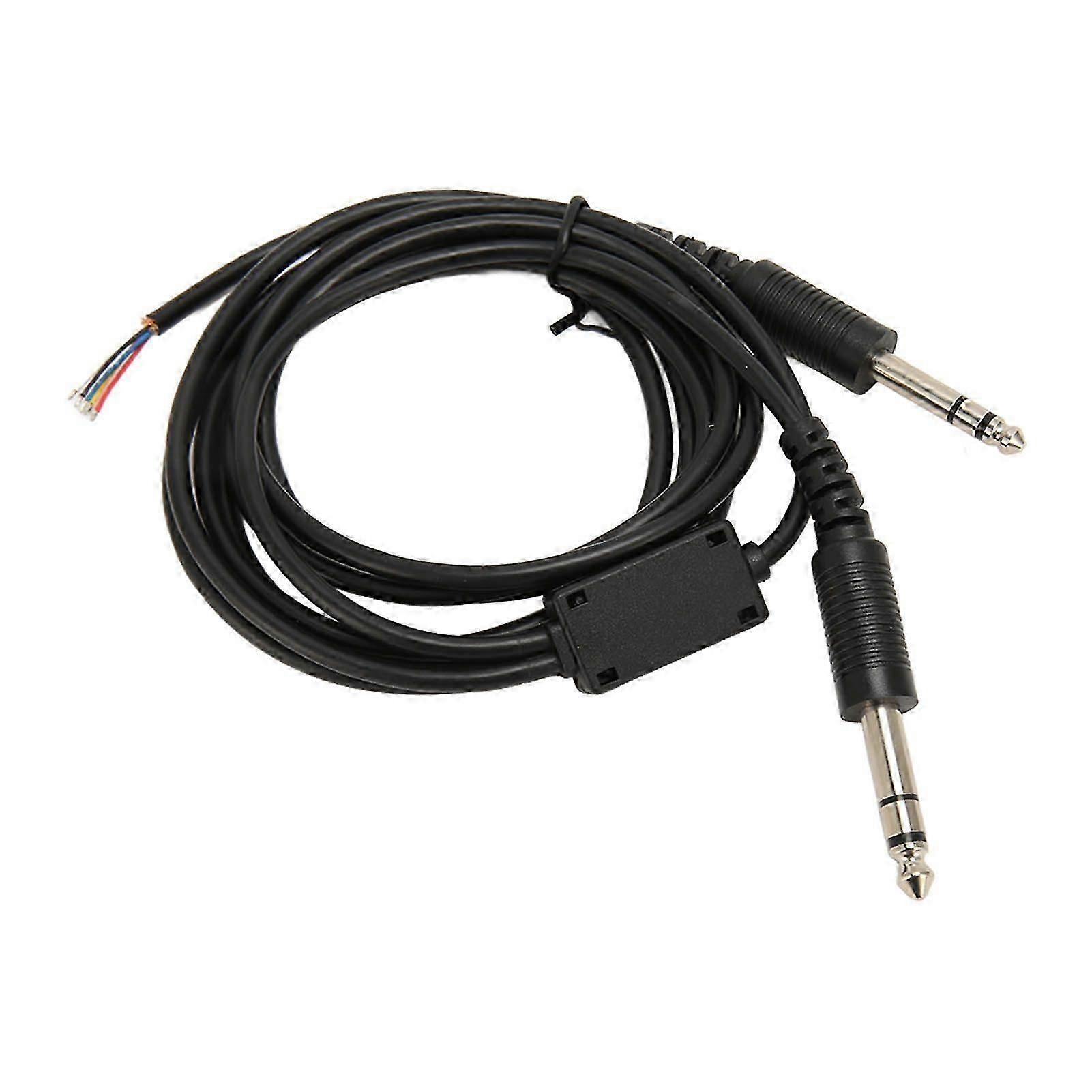 Aviation Headset Replacement Cable for David Clark AVCOMM Pilot Dual GA Plug Aviation Headphone ...