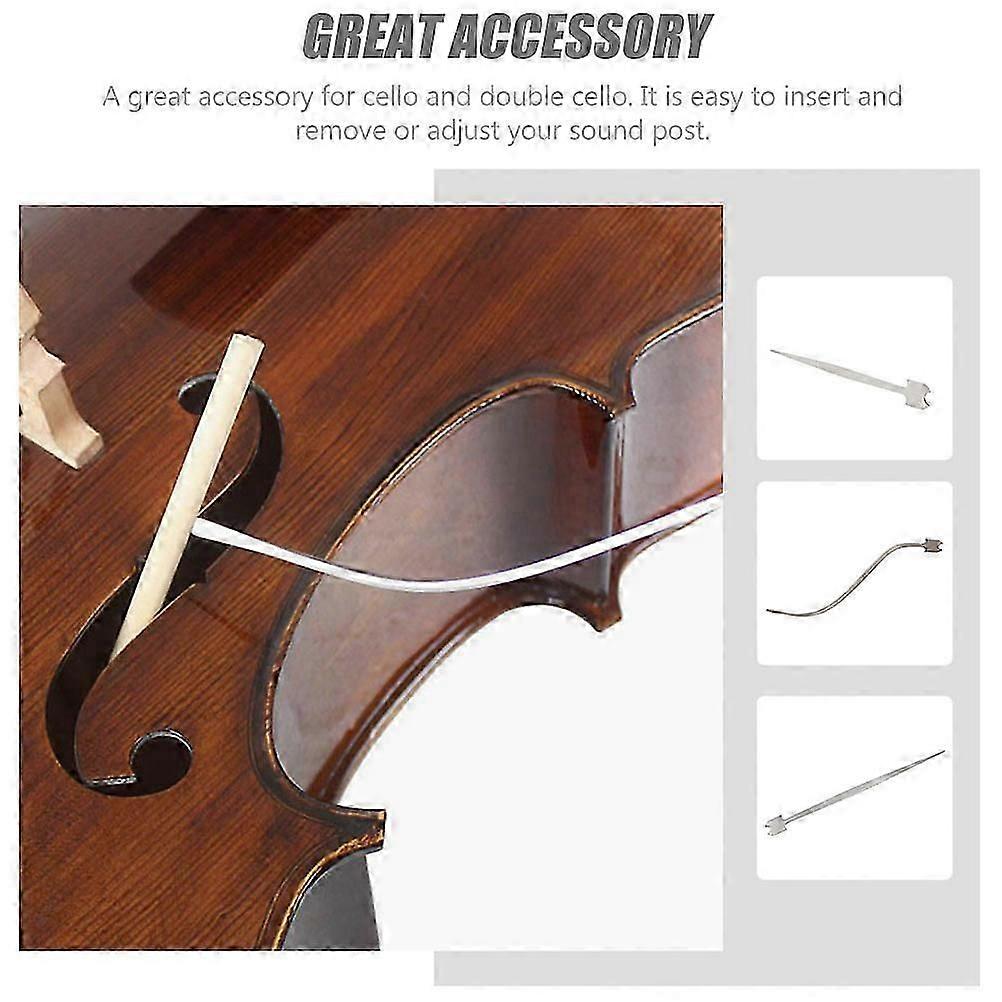 Cello/double Bass Sound Post Setter Upright Stainless Steel Column Tool ...