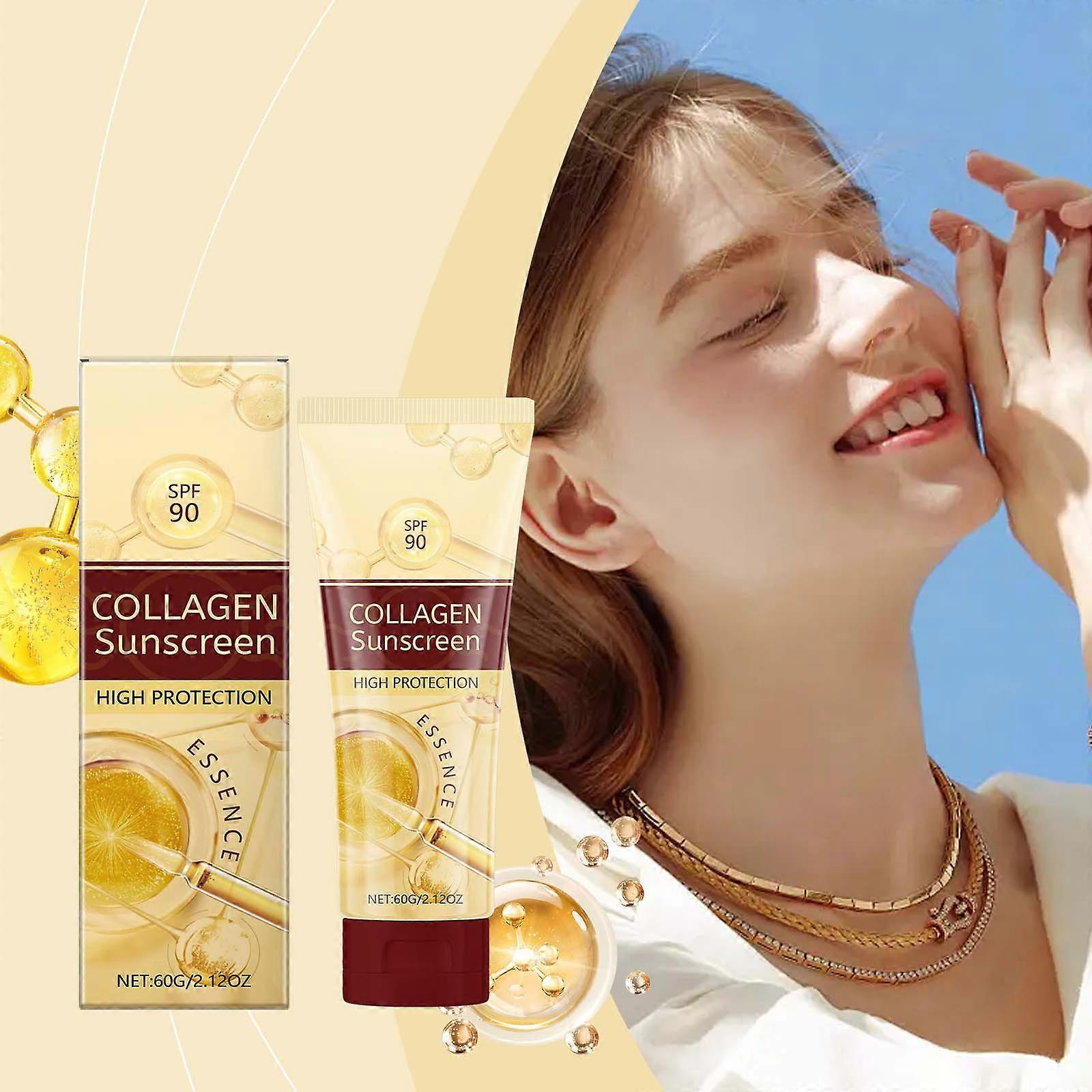 Sunscreen Moisturizing Brightening Isolation High Protection Sunscreen Lotion Natural Cream ...