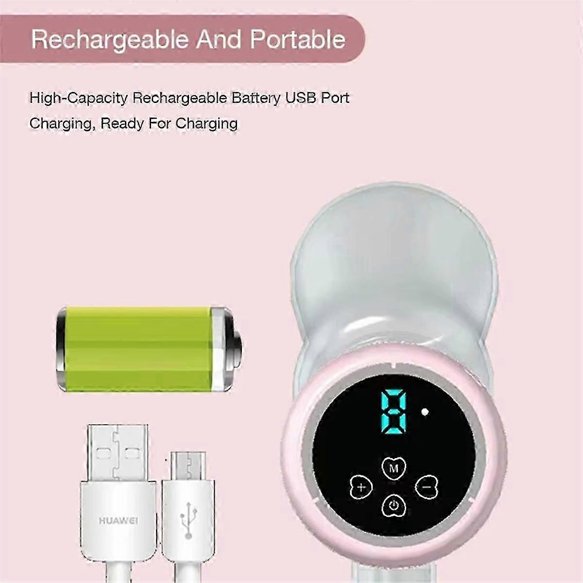Portable Electric Breast Pump USB Chargable Silent Portable Milk ...