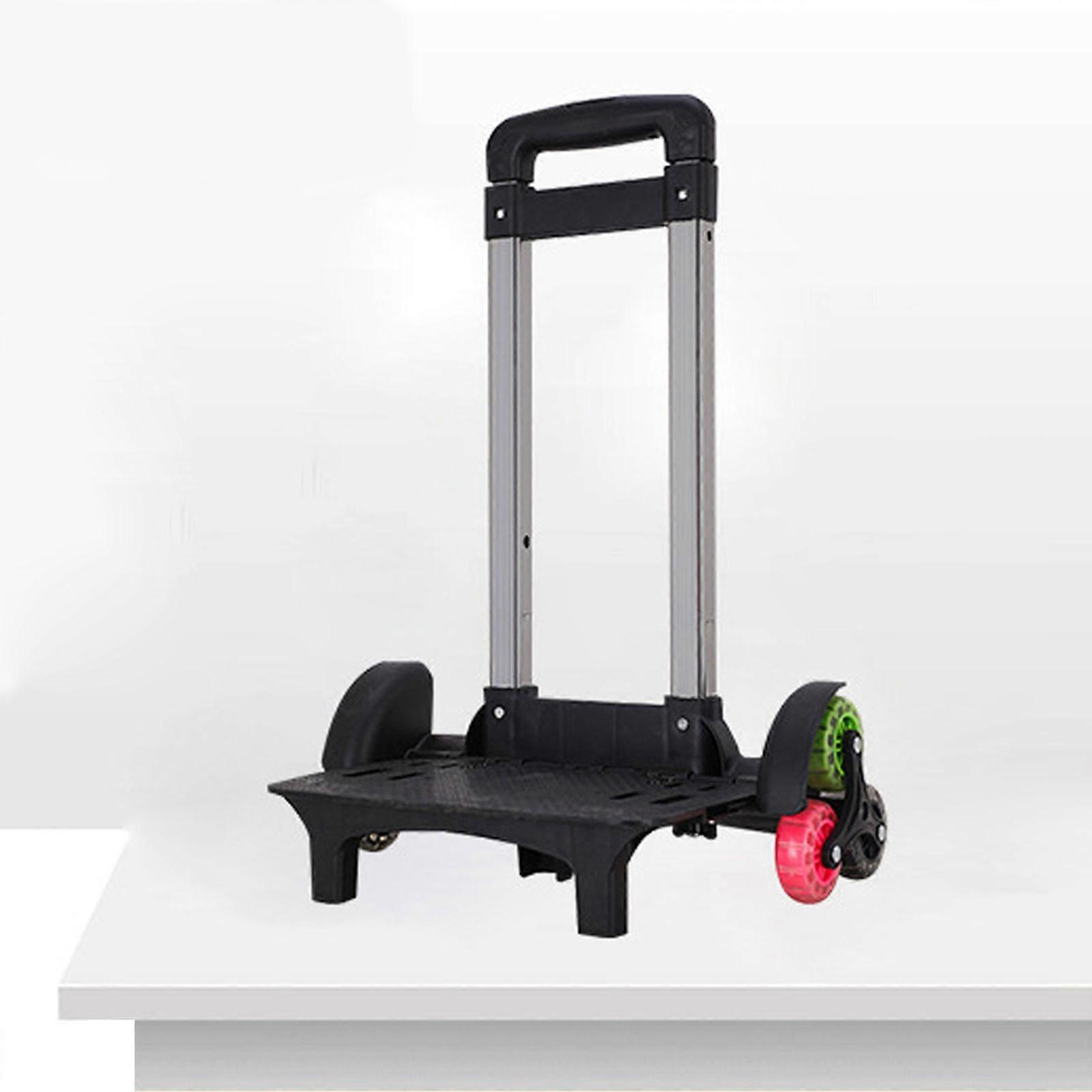 Backpack Trolley 6 Wheels Rolling Luggage Carts Foldable Trolley Cart ...