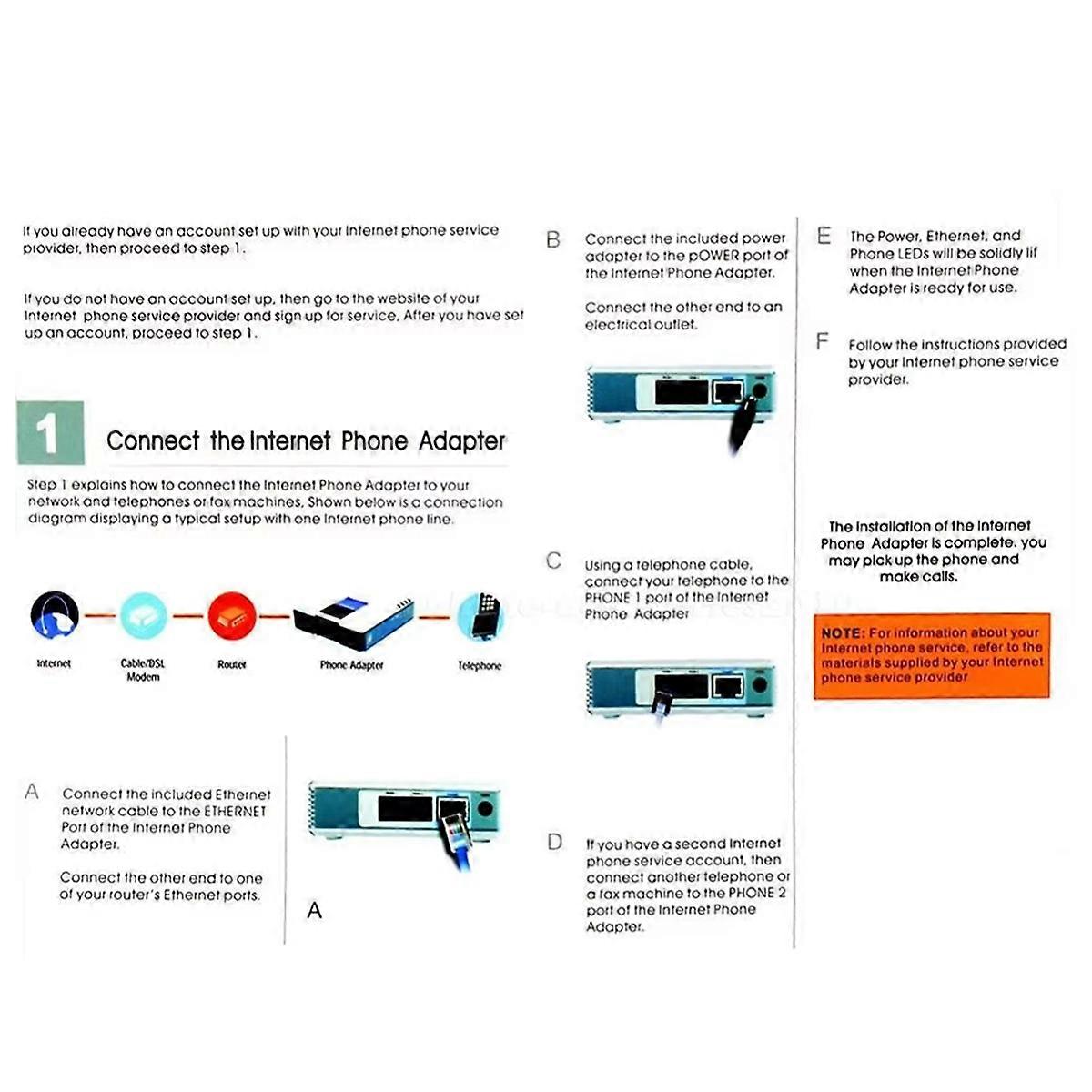 Dual-Port Gateway UNLOCKED PAP2 PAP2-NA VOIP Phone Voice Adapter 2 FXS ...