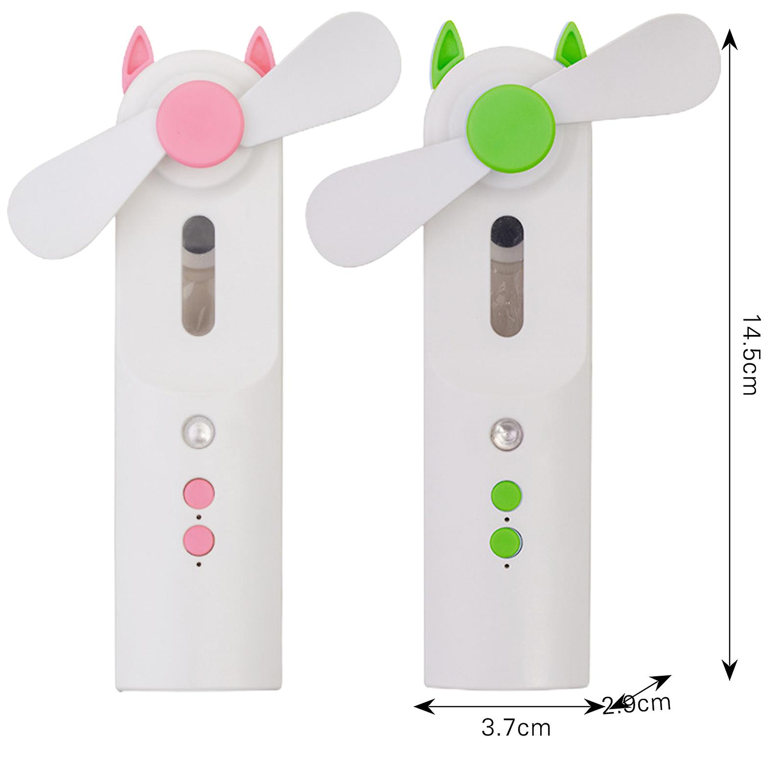 Rechargeable Mini Fan with Water Mist Spray Portable Handheld Water Fan ...