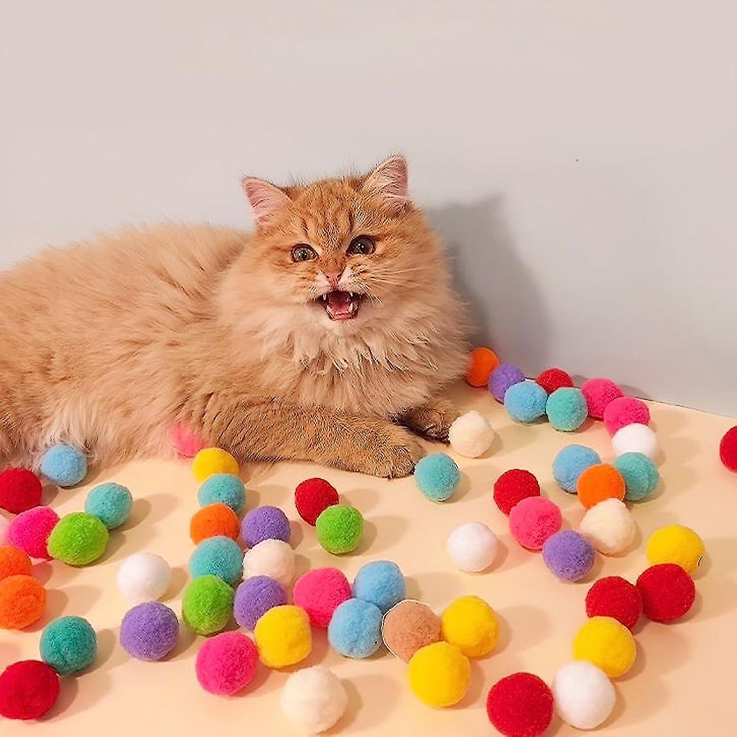 Plush Ball Shooting Gun, Mini Foam Balls Blasters, Pet Hairball Launch ...