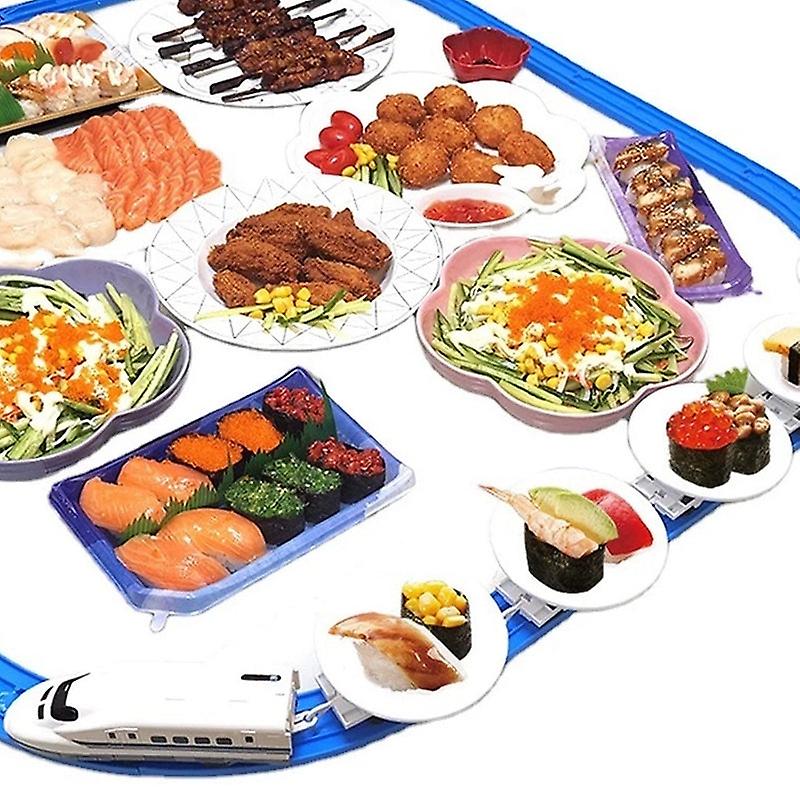 Household Mini Conveyor Belt Sushi Toy Train Electric Track Conveyor ...